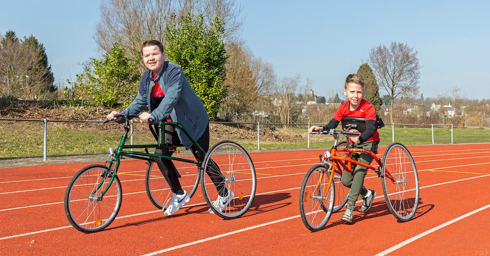 Loop een wedstrijdje met een Frame Runner | Uniek Sporten